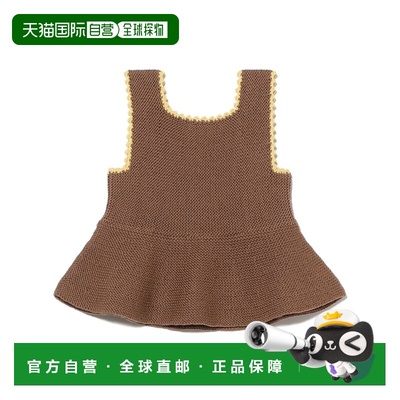 1h可退 日本直邮Misha & Puff 女童 长款无袖针织衫 2025秋冬新款