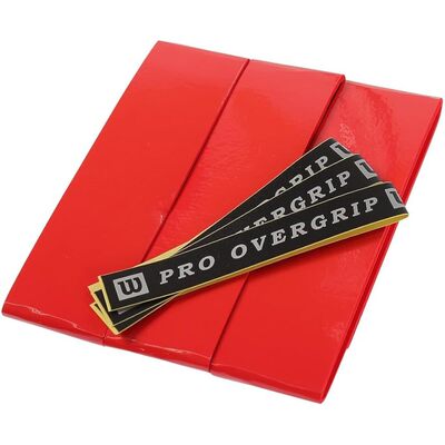【日本直邮】威尔胜网球手胶 PRO OVERGRIP 3入 红网球拍