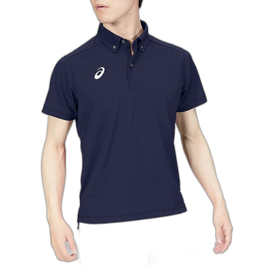 ASICS Dry 纽扣衬衫短袖 Polo 衫训练男式 2031D920-400