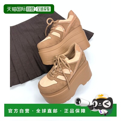 日本直邮R&E 女士 厚底拼接缝线运动鞋 71318/RE713支付后1h可退