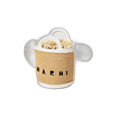 日本直邮MARNI Tropicalia水桶包休闲单肩包篮子包SCMP0056Q