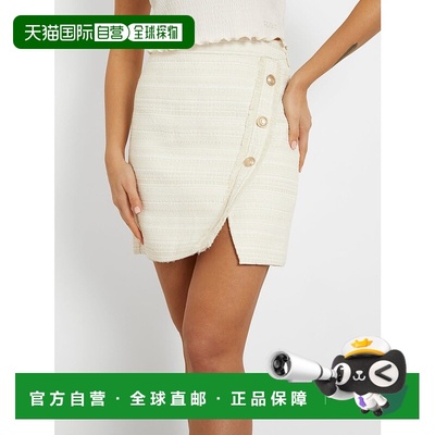 日本直邮Guess ECO Tosca Tweed 裙子 [GU1432EW31138]半身裙
