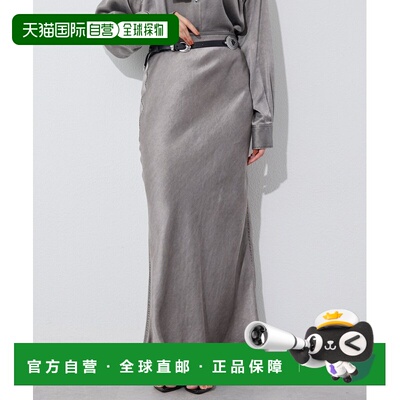 日本直邮Whim Gazette 女装 颜料染色斜裁长裙 WGZ1062101A0006