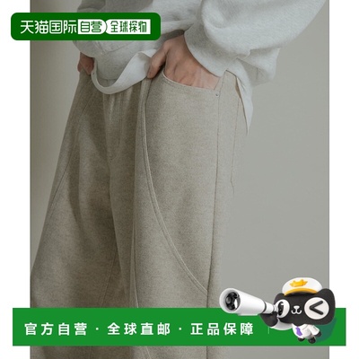 1h可退 日本直邮SENSE OF PLACE 男装 宽松直筒 切割设计 Melton