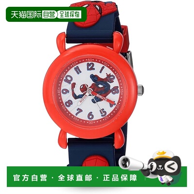 【日本直邮】MARVEL 男孩蜘蛛侠 石英手表 蓝色 WMA000161指针