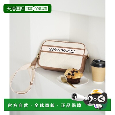 1h可退 日本直邮Samantha Vega 女士个性织带绗缝单肩包 00072420