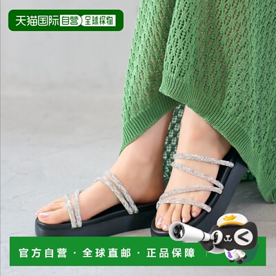 日本直邮日本直邮MODE ET JACOMO carino CAST44088 镶钻厚底凉鞋