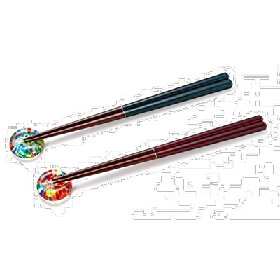 【日本直邮】Aderia阿德利亚 筷子 若狭涂筷 FS-75501 绿/红