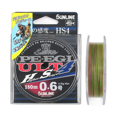 日本直邮Sunline Saltimate PE Egi ULT HS4 180m No. 0.6 //