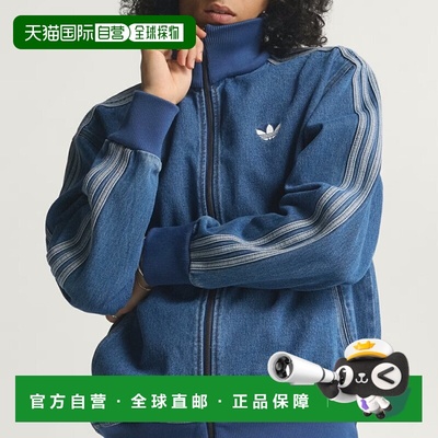 日本直邮adidas ADICOLOR DENIM FIREBIRD 运动上衣男女运动外套K
