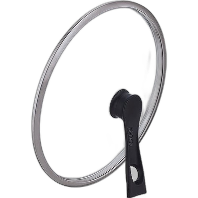 【日本直邮】Thermos膳魔师 立式玻璃锅盖KLH 28cm黑KLH-028 BK