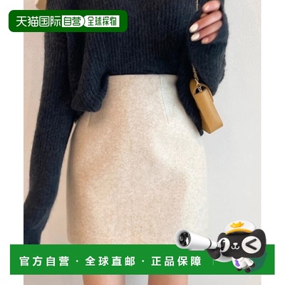 日本直邮deux amour 女装 高腰A字迷你裙 修身显腿长百搭款 14720