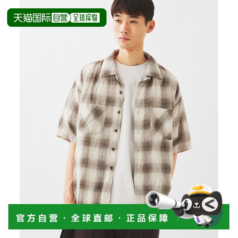 日本直邮JOURNAL STANDARD relume 男士 亚麻混纺皱感阴影渐变短