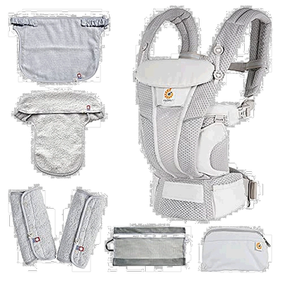 【日本直邮】Ergobaby OMNI breeze 珍珠灰 新生儿 背带
