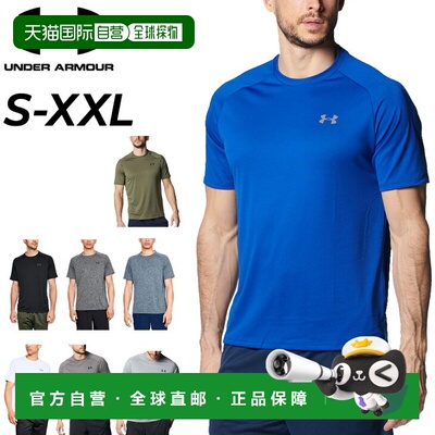 日本直邮UNDERARMOUR 男士速干T恤 UA Tech 2.0 宽松吸汗抗菌健身