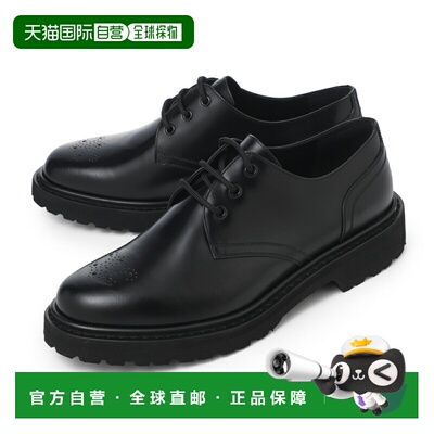 日本直邮Celine 德比鞋 黑色 男士 翼尖款式 36306 3602c 38no 30