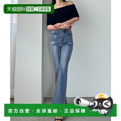 日本直邮JUNOAH Louere 喇叭裤牛仔裤