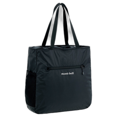 日潮跑腿Montbell蒙贝欧 可放入口袋的轻便手提包 M BK 1123973