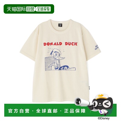 日本直邮AVIREX迪士尼唐老鸭联名印花T恤 男女同【付后1h可退】
