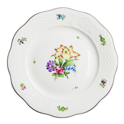 日本直邮HEREND 赫伦德 BT 郁金香花束 盘子 19cm 517 BT-6托盘