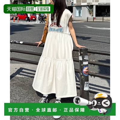 1h可退 日本直邮CIAOPANIC 女士字母刺绣长款连衣裙 CPZ1051609A0