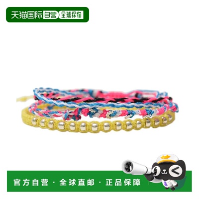 日本直邮CavariA男女同款三连手工脚链 高级合金【付后1h可退】
