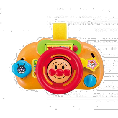 【日本直邮】AGATSUMA 面包人 外出用婴儿玩具方向盘