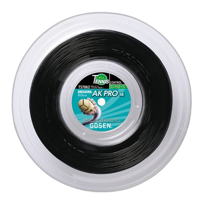 日本直邮GOSEN Umishima AK Pro 16 卷黑色网球肠 TS7062BK