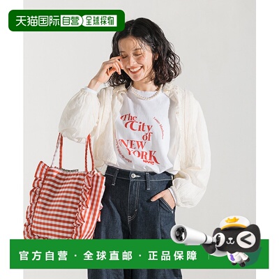 1h可退 日本直邮FREAK'S STORE 女士刺绣印花长袖T恤 11202489026