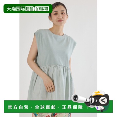 日本直邮RODEO CROWNS WIDE BOWL 女装 异材质拼接 泡泡袖感 宽松