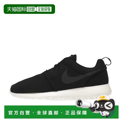 日本直邮Nike Roshe Run 舒适百搭 低帮 休闲跑步鞋 男款 黑色