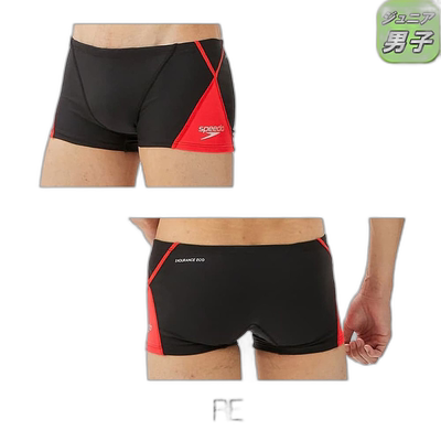 日本直邮SPEEDO 竞技泳衣 青少年男童练习俯卧撑转身箱 ENDURANCE