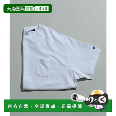 1h可退 日本直邮LOWERCASE×Champion 男装速干休闲口袋T恤 BSMA5