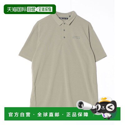 日本直邮TravisMathew 男士 速干半袖logo Polo衫 TRA 7AN034P/10