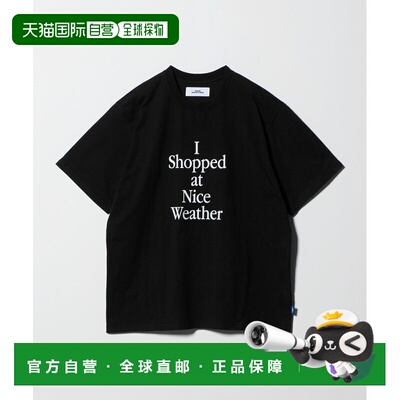 1h可退 日本直邮NICE WEATHER 男女同款 纯棉Typography印花T恤 9