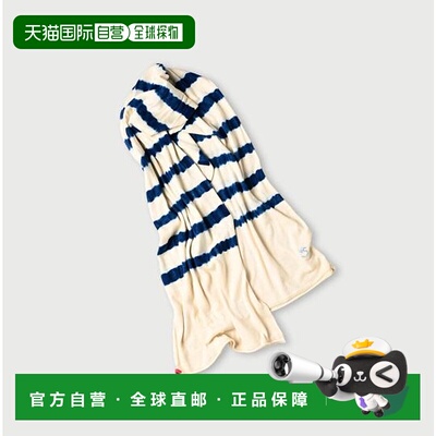 1h可退 日本直邮45R 蓝职人 扎染细纱围巾