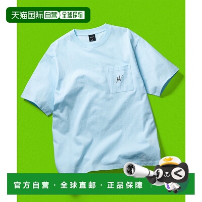 1h可退 日本直邮HUF 男女同款刺绣LOGO口袋短袖T恤  25M_TS80134