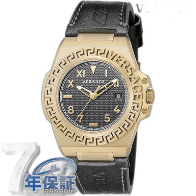 日本直邮范思哲 Greca Reaction 石英手表男士 VERSACE VE3I00222