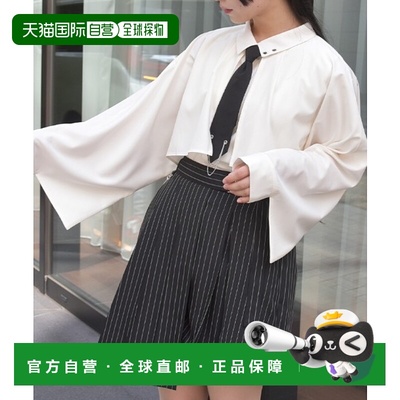 1h可退 日本直邮axes femme 女装  飘逸斗篷袖衬衫  CI91X118