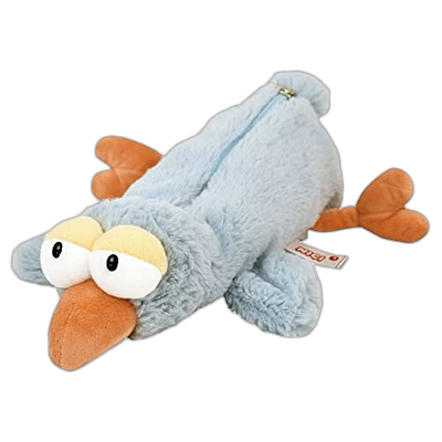 【日本直邮】NICI 铅笔袋 蜂鸟 蓝色 文具 化妆品 糖果