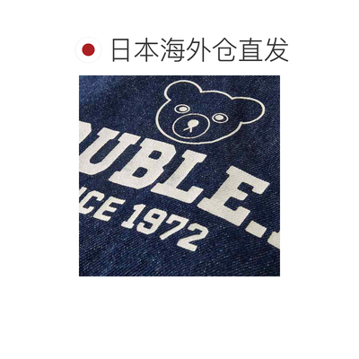日本直邮mikihouse DOUBLE B 室内鞋袋 61-8203-828 牛仔材质 迷