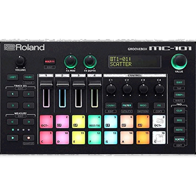 【日本直邮】Roland罗兰MC-101 GROOVEBOX音序录音合成器鼓机效果
