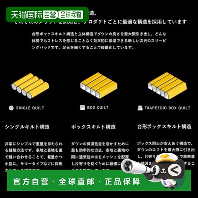 日本直邮NANGA-Nanga Udd Bag 810dx长N1U8CH24露营睡袋：Cha Nan