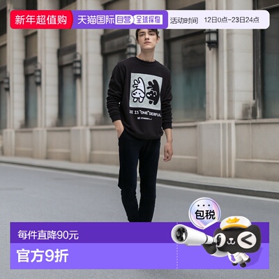 1h可退 日本直邮matsui 男士 刺绣圆领联名休闲百搭卫衣