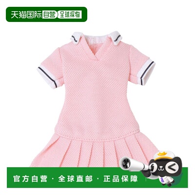 日本直邮Azone 1/6 Qz系列粉色褶皱polo连衣裙（人偶用）
