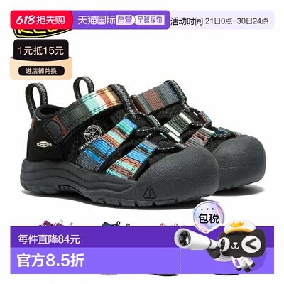 日本直邮KEEN NEWPORT H2 BABY 儿童运动凉鞋水陆两用户外时尚露