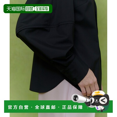 日本直邮LOULOU WILLOUGHBY 女装 宽松设计 构筑感棉质衬衫 半高