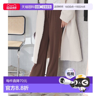 日本直邮KOBE LETTUCE 加绒阔腿直筒裤 [M3979] KO5653EW24405 裤