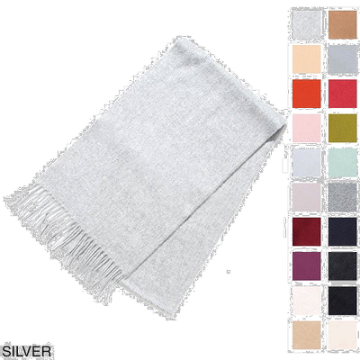 日本直邮Johnstons约翰斯顿秋冬男女羊绒围巾wa000016ha0100