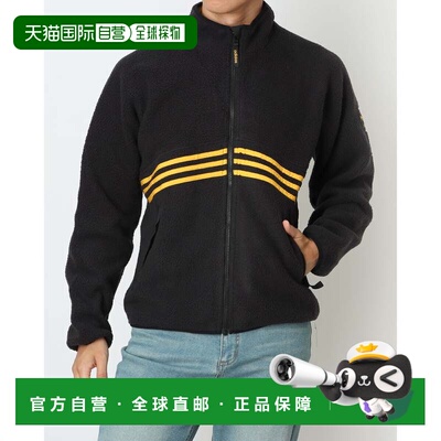 日本直邮adidas 谢尔帕抓绒夹克 EE0309 FM7301 男士 黑色 FM7301